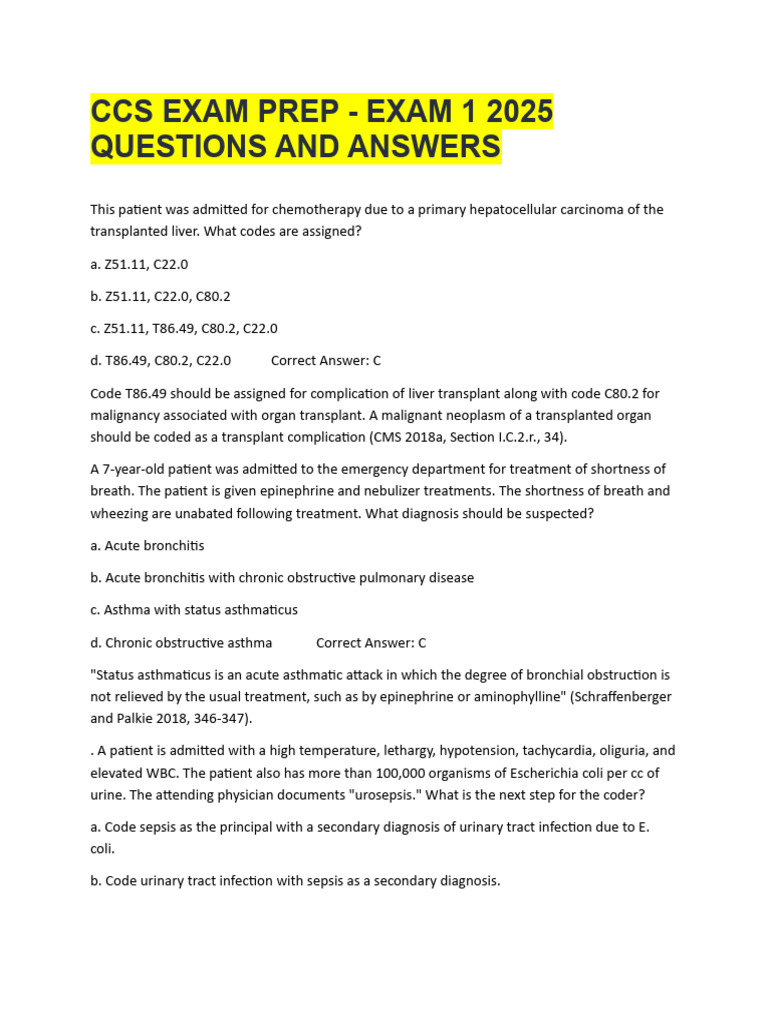 Ccs Exam Prep | PDF | Myocardial Infarction | Ischemia