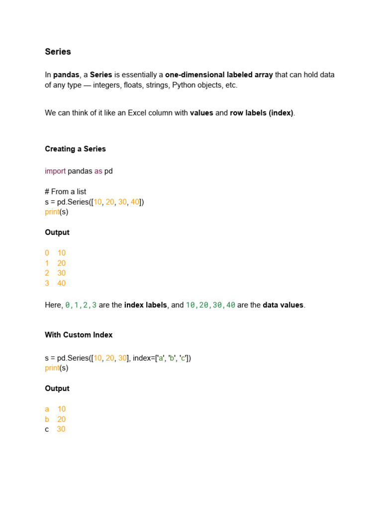 L3 Notes - Introduction To Series | PDF | Computing | Software Engineering