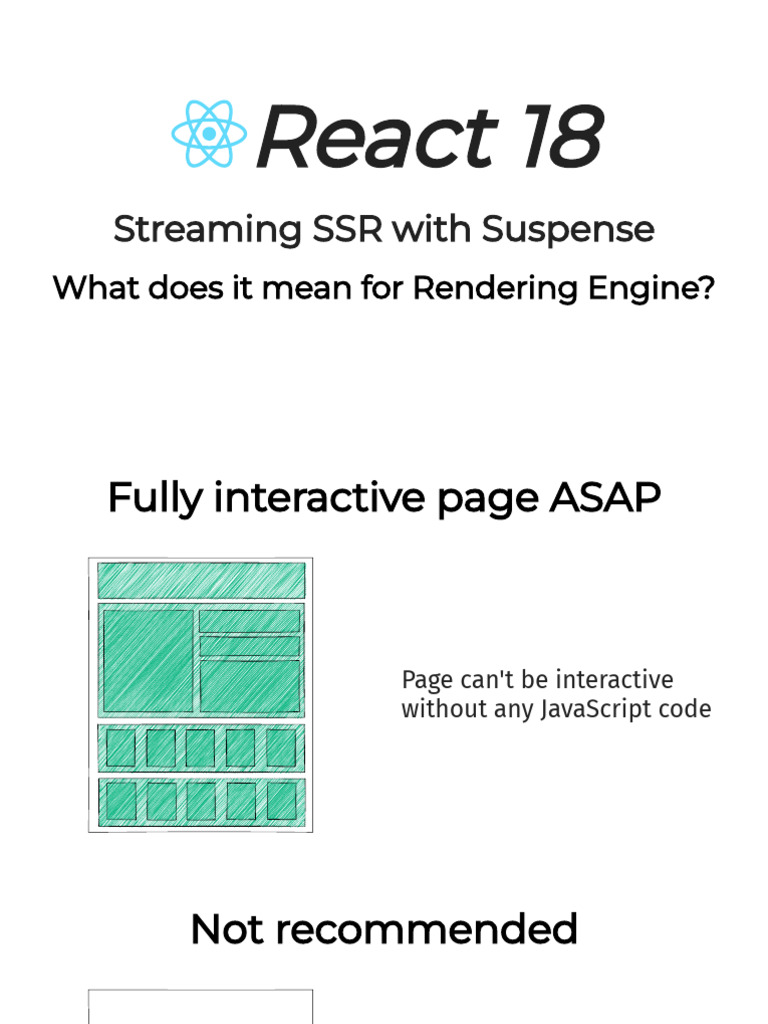 React 18 Streaming SRR | PDF | Java Script | Software Engineering