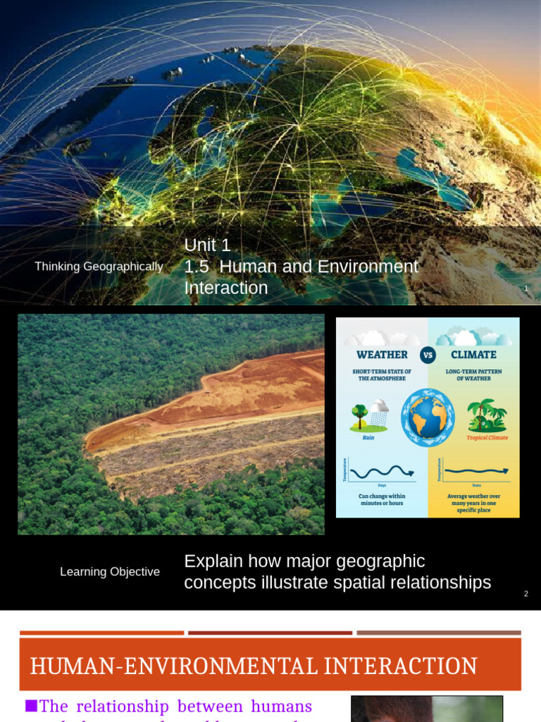 1.5 Enviornment - Human Interaction | PDF | Sustainability | Natural ...