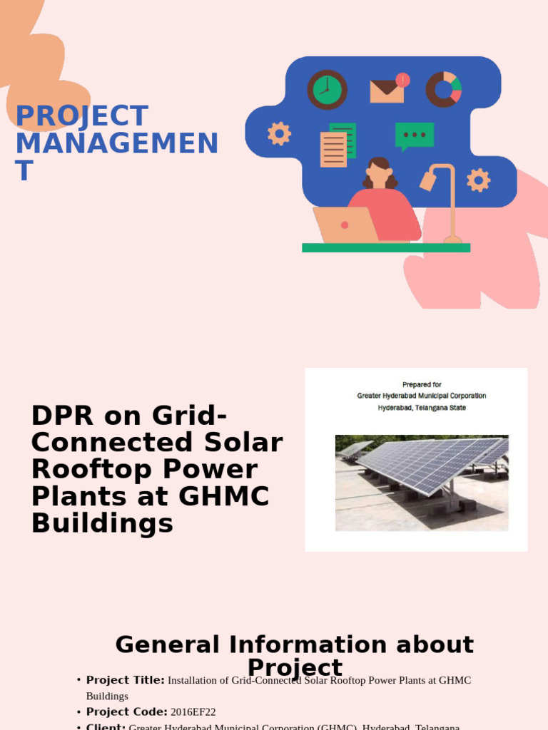 Solar Rooftop Project for GHMC Buildings | PDF | Photovoltaic System ...