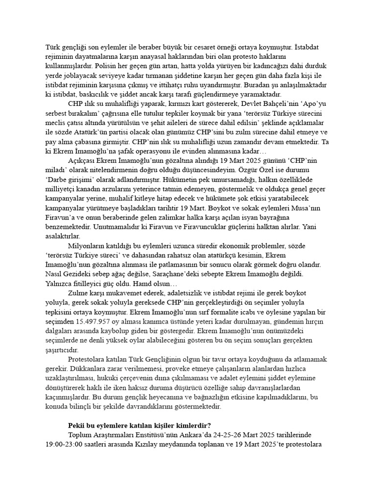 Zulme Karşı Mukavemet! | PDF