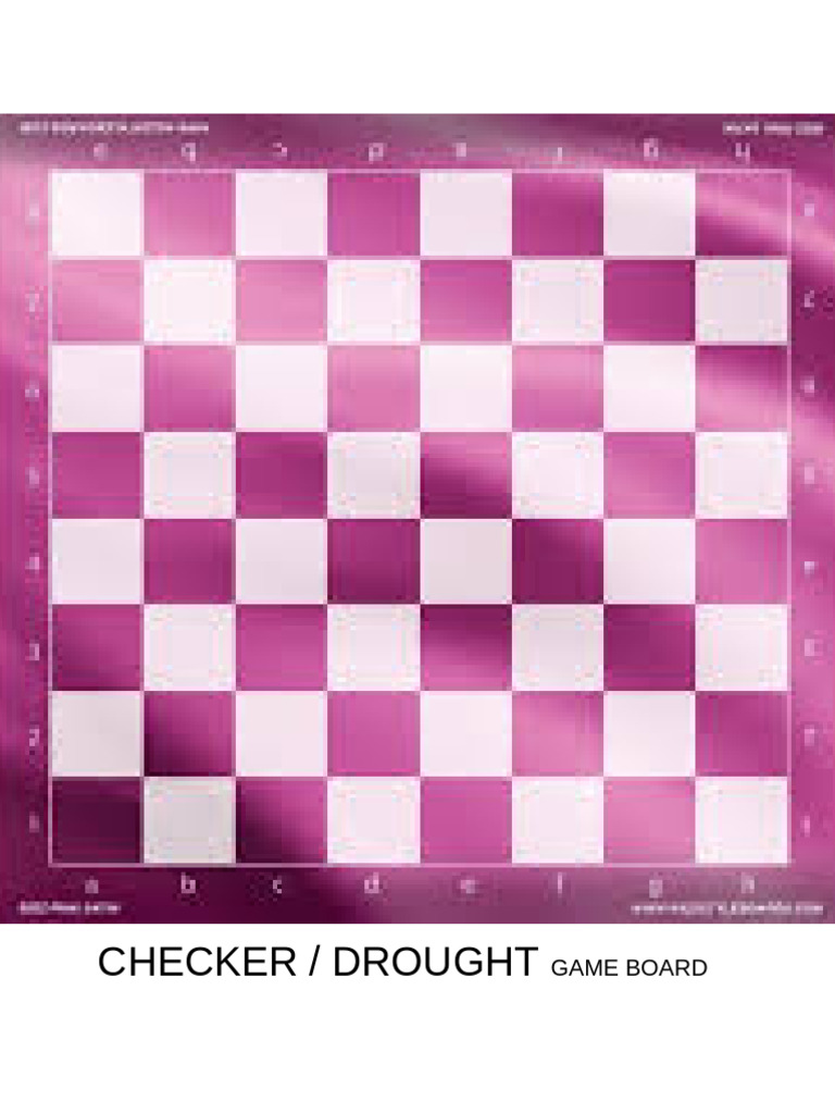Checker Game Board | PDF