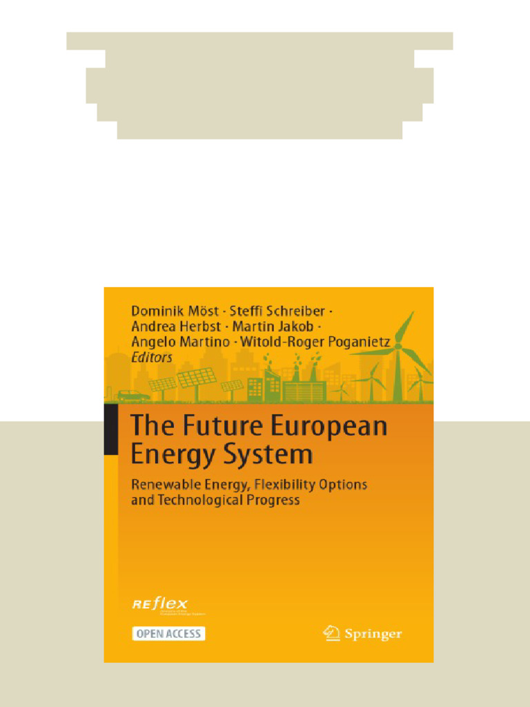(Ebook) The Future European Energy System: Renewable Energy, Flexibility Options And ...