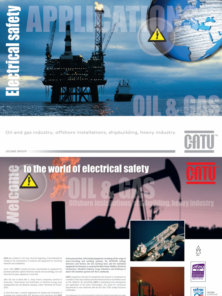 catu_oil_and_gaz_0 | PDF | Insulator (Electricity) | International ...