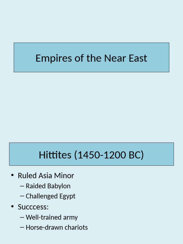 HIS223.03.Near East Empires | PDF | Assyria | Babylonia