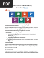 Overview of MS Word Interface Features | PDF | Microsoft Word | Paragraph