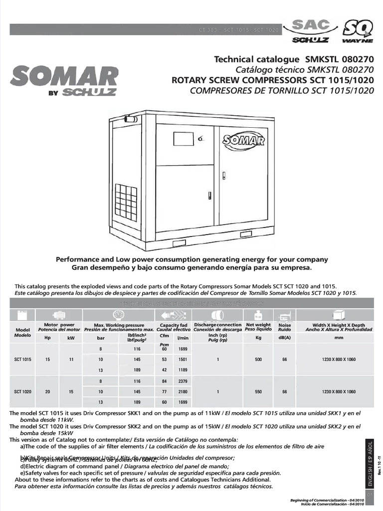 PDF CT 383 SCT 1015 1025 Rev 1 10 11 - Compress | PDF | Bienes manufacturados | Ingeniería mecánica
