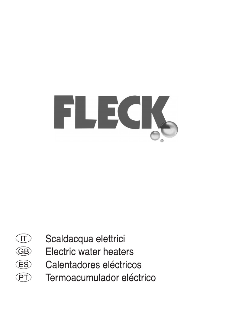 420010633503- Fleck Nilo Manual ES Termo agua caliente | PDF | Tap (Válvula) | Agua
