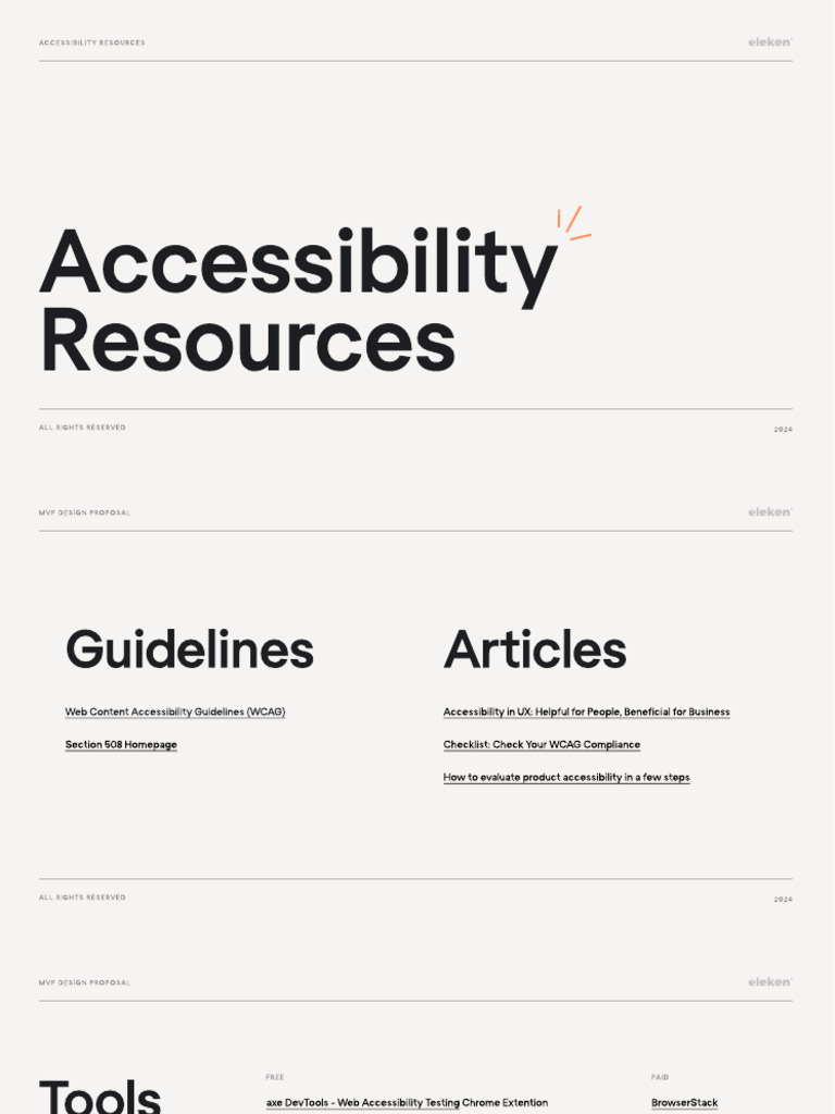 Accessibility Resources | PDF