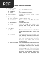 Laporan Diseminasi Penyuluhan Pertanian | PDF