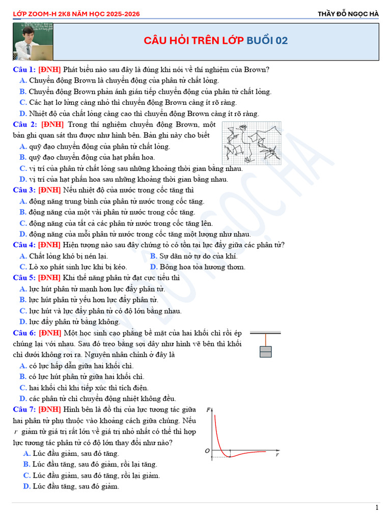 Bài Tập Trên Lớp Buổi 02 Zoom-h 2k8 | PDF