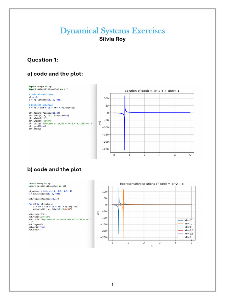 Dynamical Systems | PDF | Mathematics | Mathematical Objects