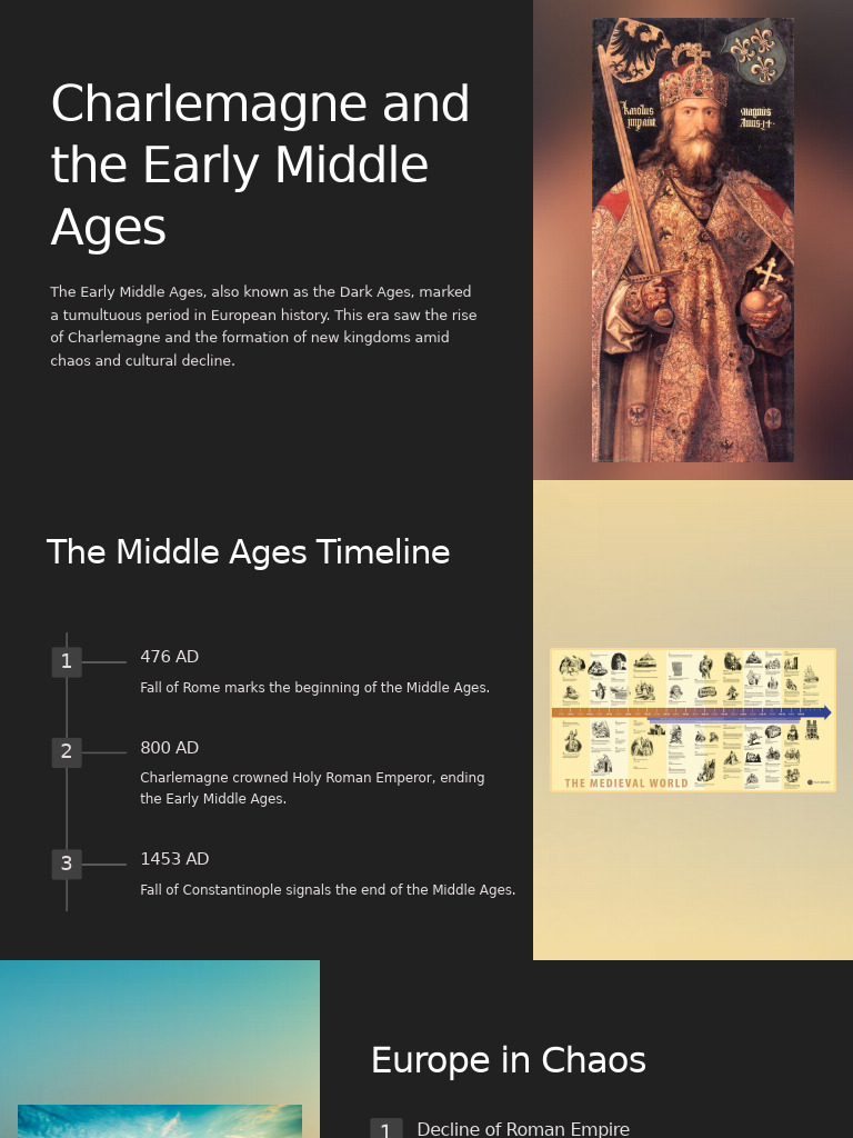 Charlemagne and The Early Middle Ages | PDF