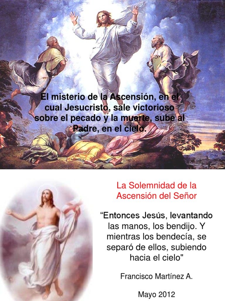 La Ascensión de Jesús al Cielo | PDF | Ascension de jesus | Cristo (título)