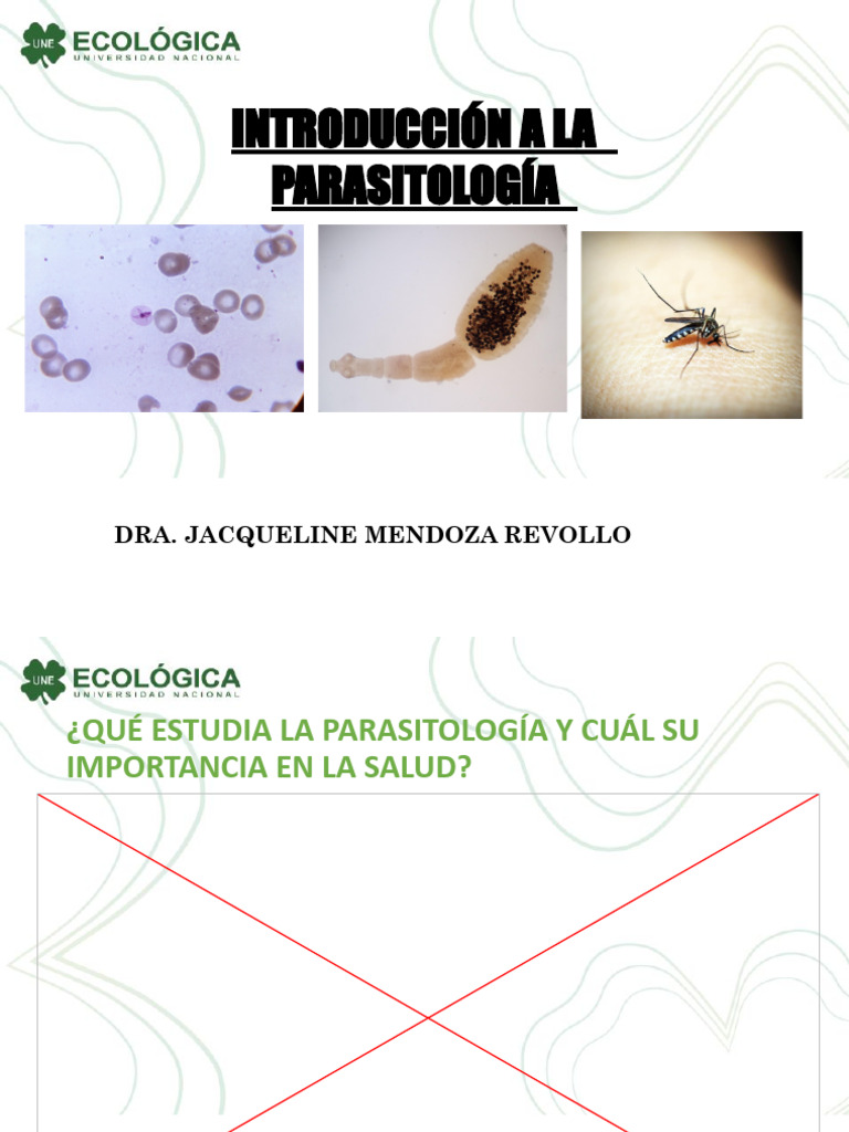 CT1 Introduccion Generalidades de La Parasitologia | PDF | Infección | Parasitismo