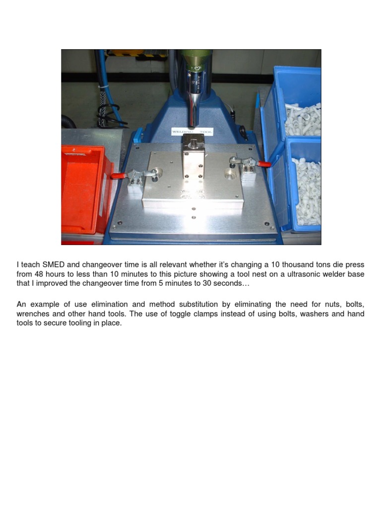 SMED Examples | Nut (Hardware) | Anode