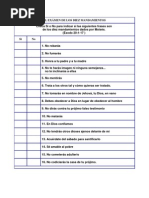 Los Mandamientos - Sopa de Letras