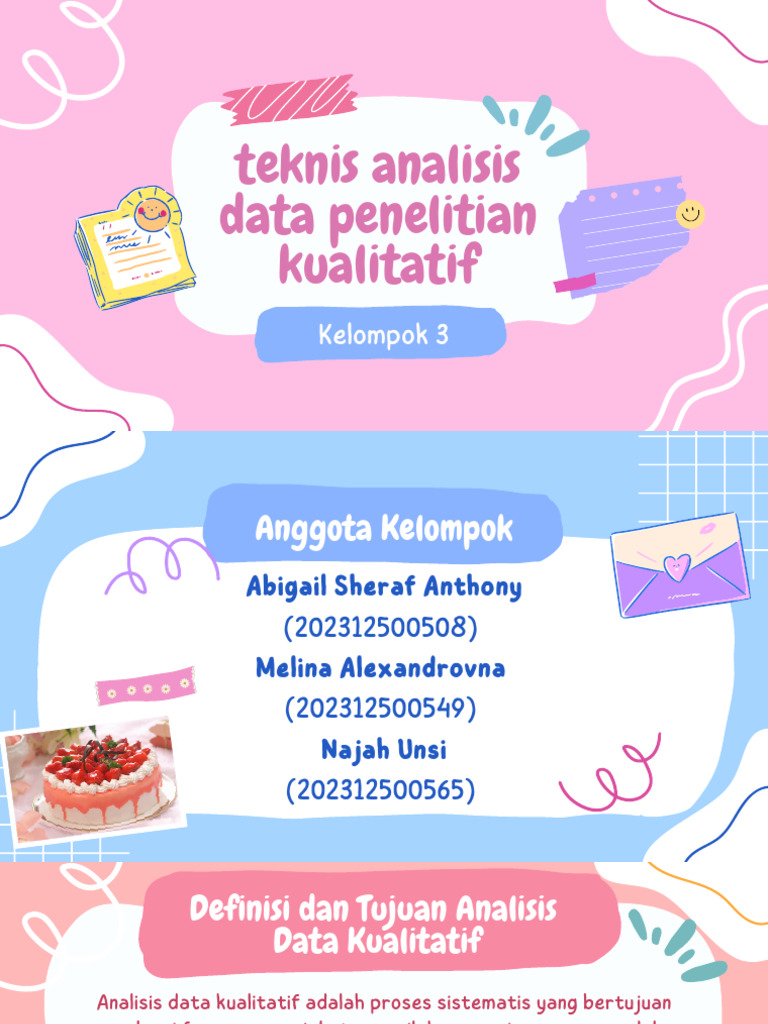 Teknis Analisis Data Penelitian Kualitatif - Kelompom 3 | PDF