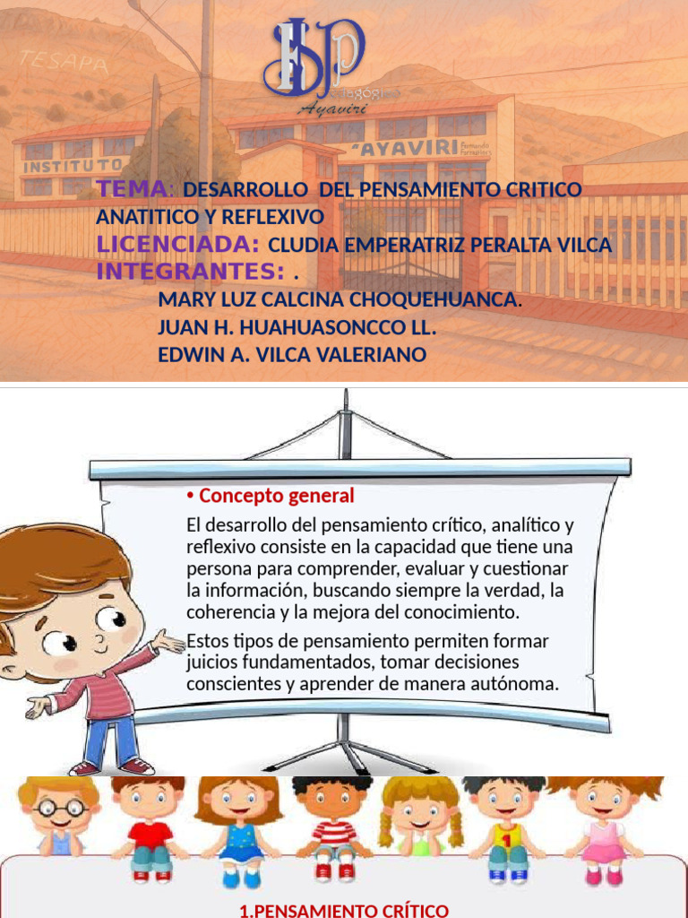 Desarrollo del Pensamiento Crítico y Reflexivo | PDF | Pensamiento ...