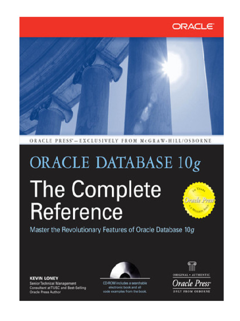 Oracle Database 10g The Complete Reference | PDF | E Reader | Universe