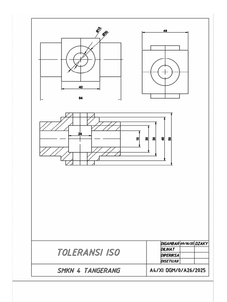 Toleransi Iso 2d | PDF