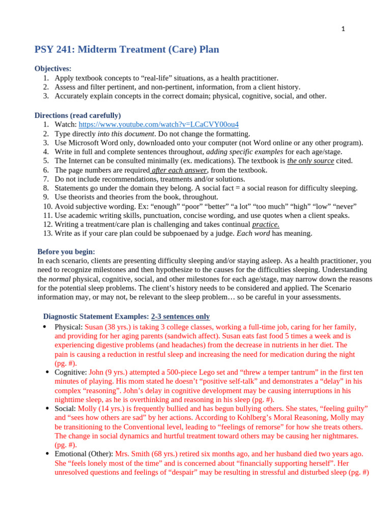 Midterm Exam Case Studies | PDF | Behavioural Sciences | Psychology