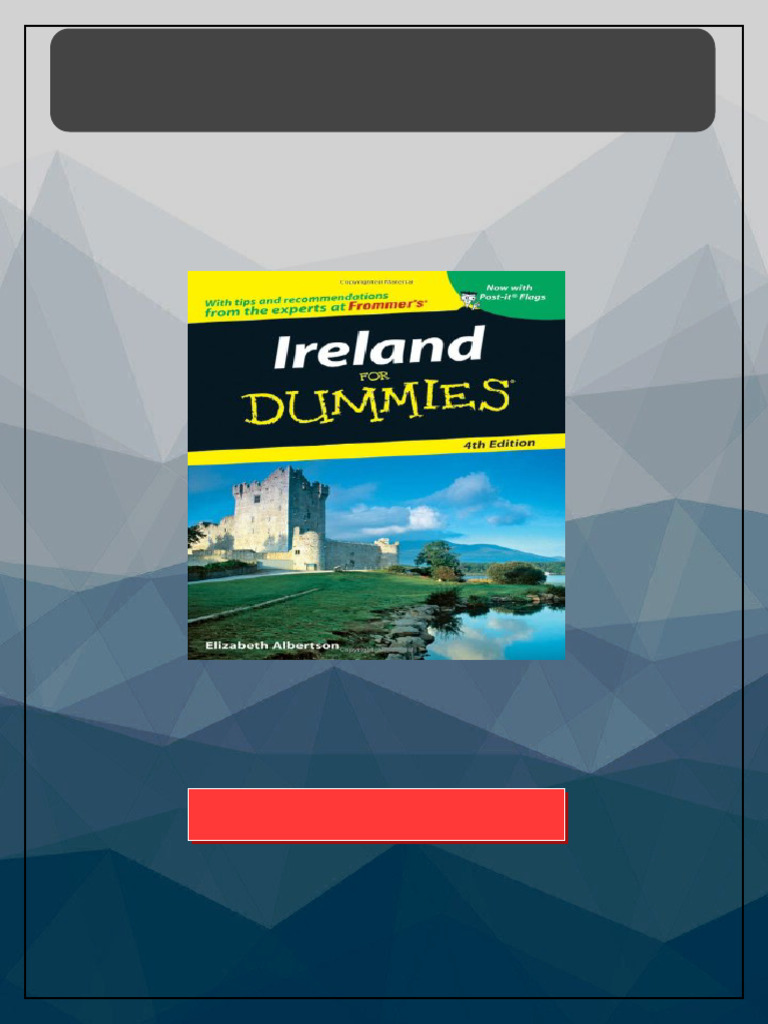 Ireland For Dummies 4th edition Dummies Travel Elizabeth Albertson ...
