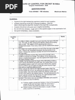 Cricket Umpiring Exam Questions Guide | PDF | Cricket | Bowling (Cricket)