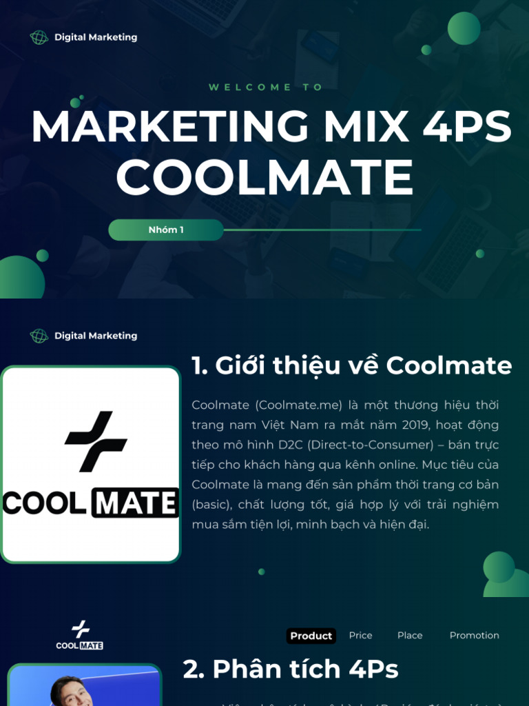 Blue Green Modern Bold Digital Marketing Presentation | PDF