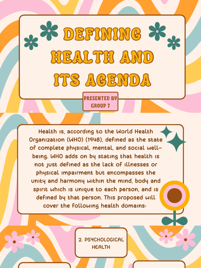 Understanding Health and Its Domains | PDF | Alternative Medicine ...