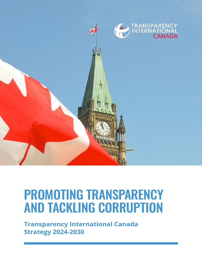Canada’s Anti-Corruption Strategy 2024-2030 | PDF | Corruption | Money ...