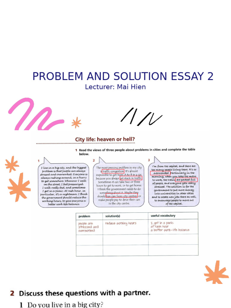 Problem Solution Essay Pdf