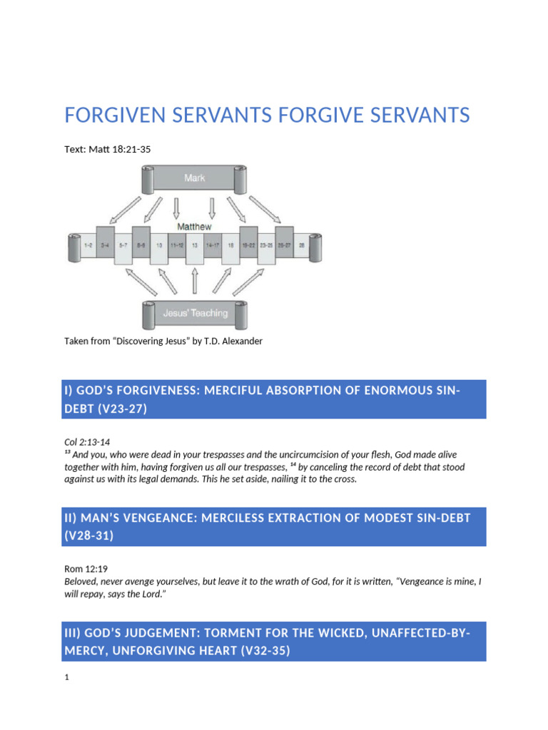 Matt 18 - Outline | PDF