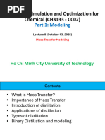 CH3133 - 5_Process Simulation 2025 | PDF