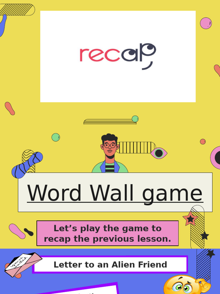 Interactive Word Wall Game for Kids | PDF