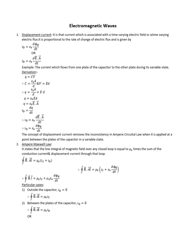 Understanding Electromagnetic Waves | PDF | Electromagnetic Radiation ...