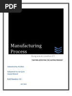 Special Casting Processes | PDF | Casting (Metalworking) | Crafts