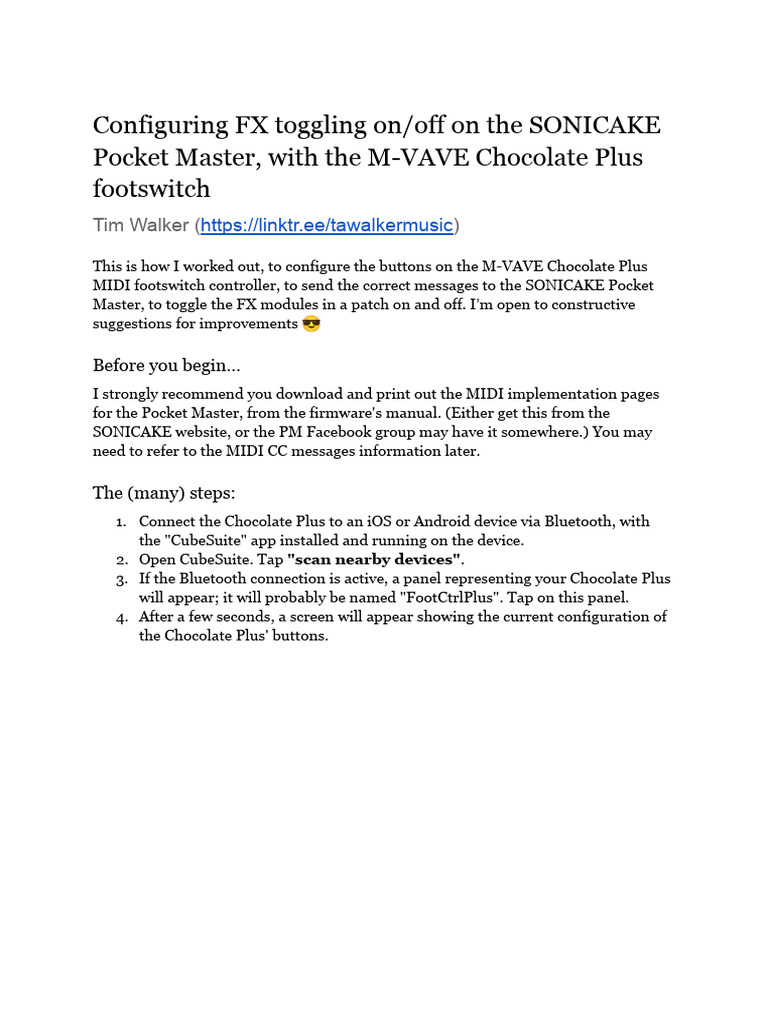 Configuring FX Toggling on Pocket Master | PDF | Computing | Computer ...
