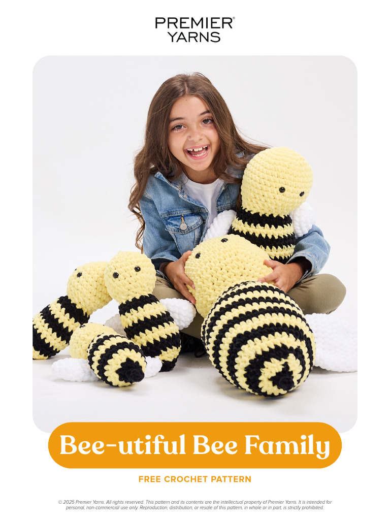 ParfaitPlush Bee-Utiful Bee Family FIN 080625 | PDF | Crochet | Needlework