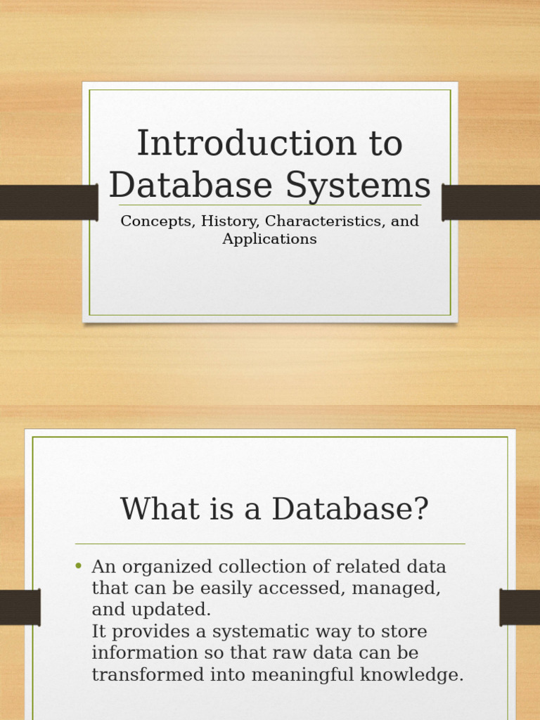 Introduction_to_Database_Systems | PDF | Databases | Relational Database