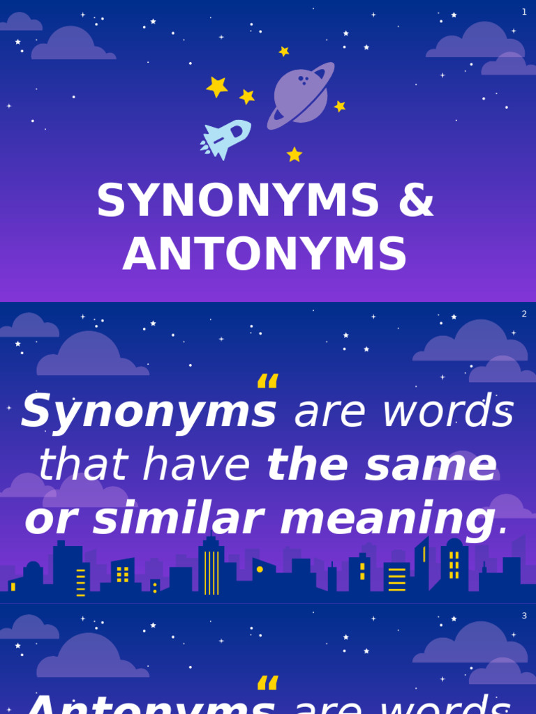 Antonyms and Context Clues Guide | PDF
