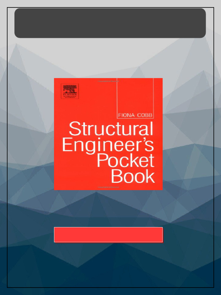 Structural Engineer s Pocket Book 1st Edition Fiona Cobb Full Chapters ...