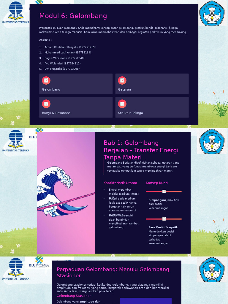 PPT Modul 6 Gelombang | PDF