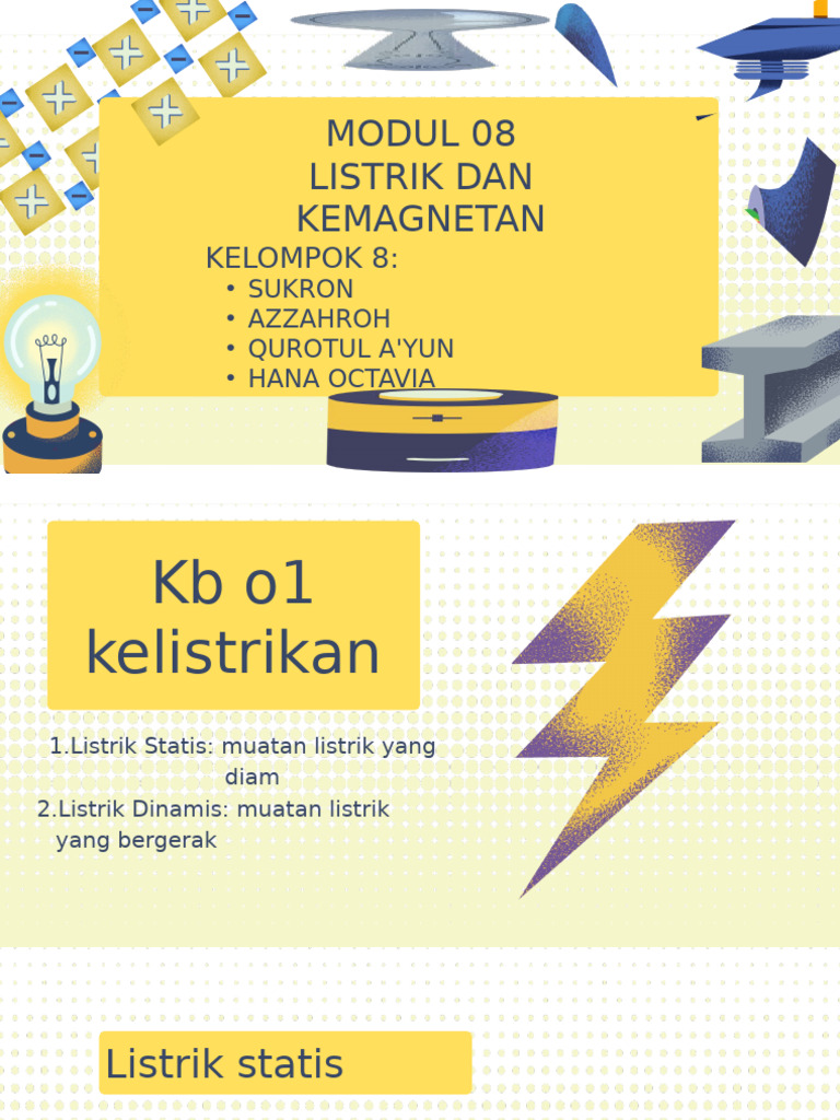Modul 8 Listrik Dan Kemagnetan Kelompok 8 | PDF