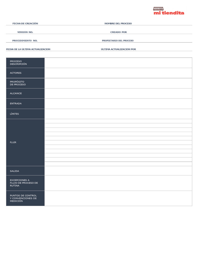 IC Simple Process Document With Flowchart 27101 - ES | PDF