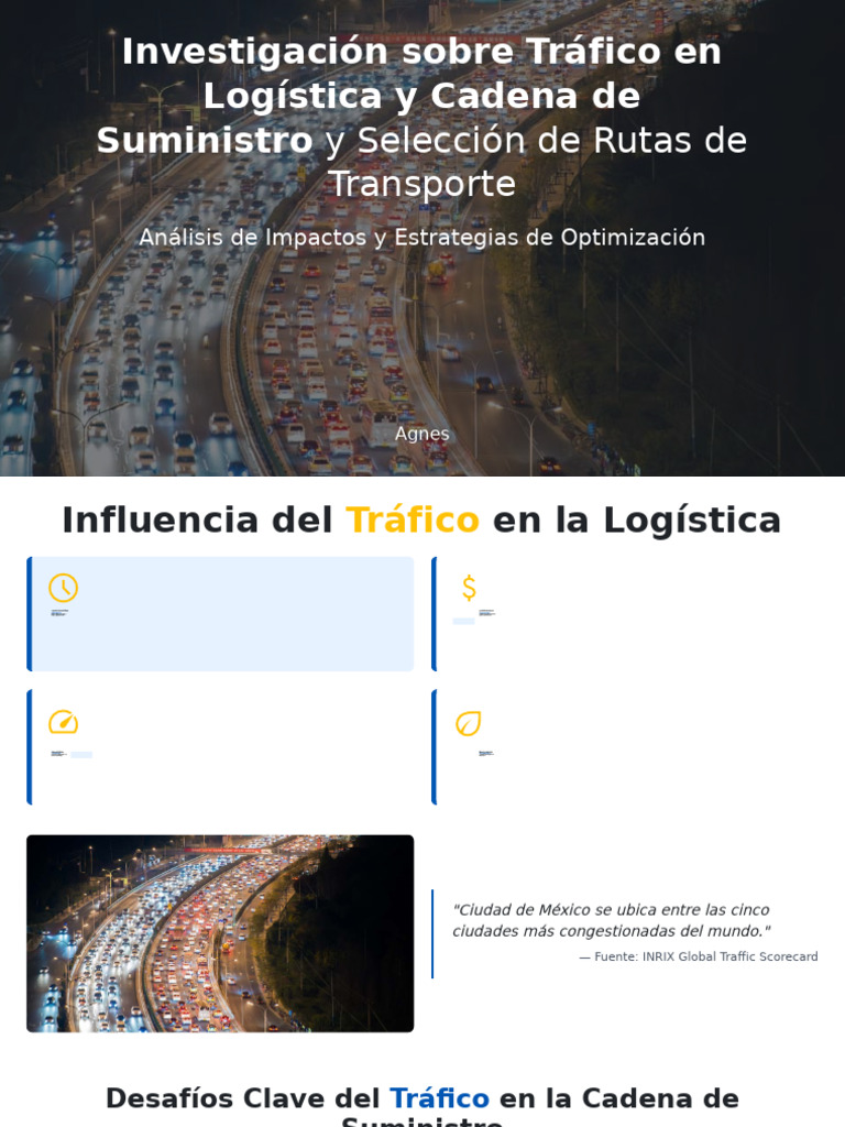 Optimización de Rutas en Logística y Tráfico | PDF | Logística | Transporte