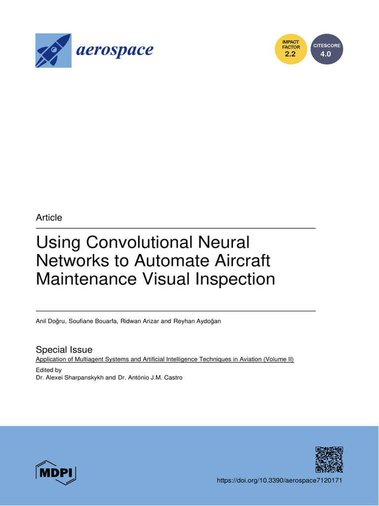 Automating Aircraft Inspections with CNNs | PDF | Deep Learning ...