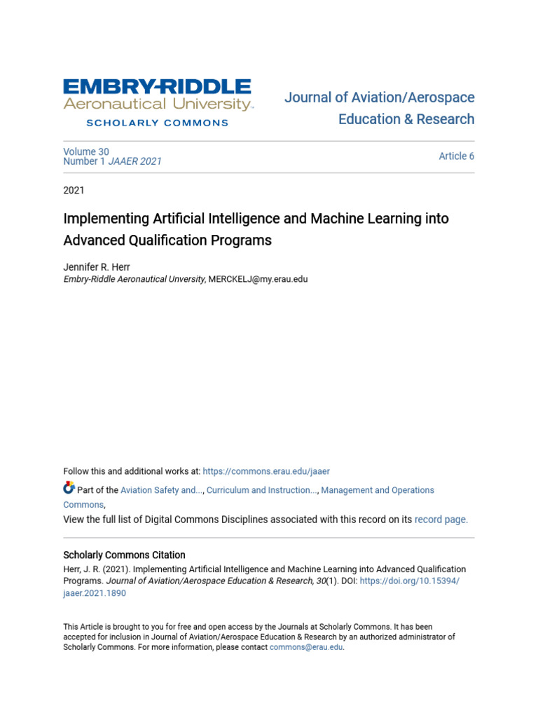 Jurnal Aviation Research | PDF | Artificial Intelligence | Intelligence ...