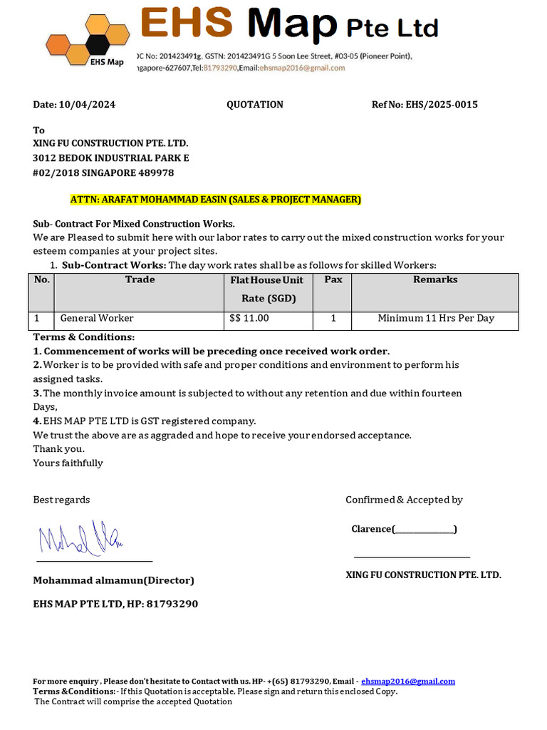 Xing Fu Construction QT 01 | PDF